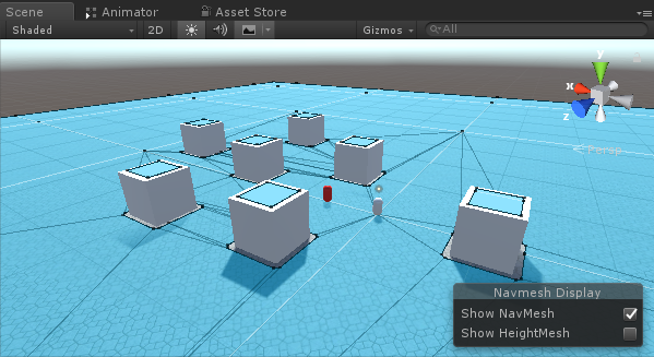 Запекание Unity 3D NavMesh